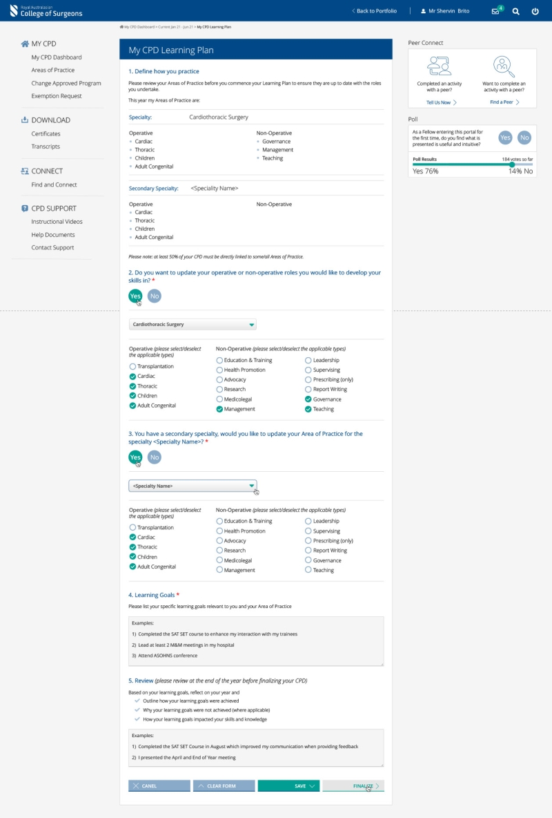 Racs Cpd Dashboard Design Post Digital